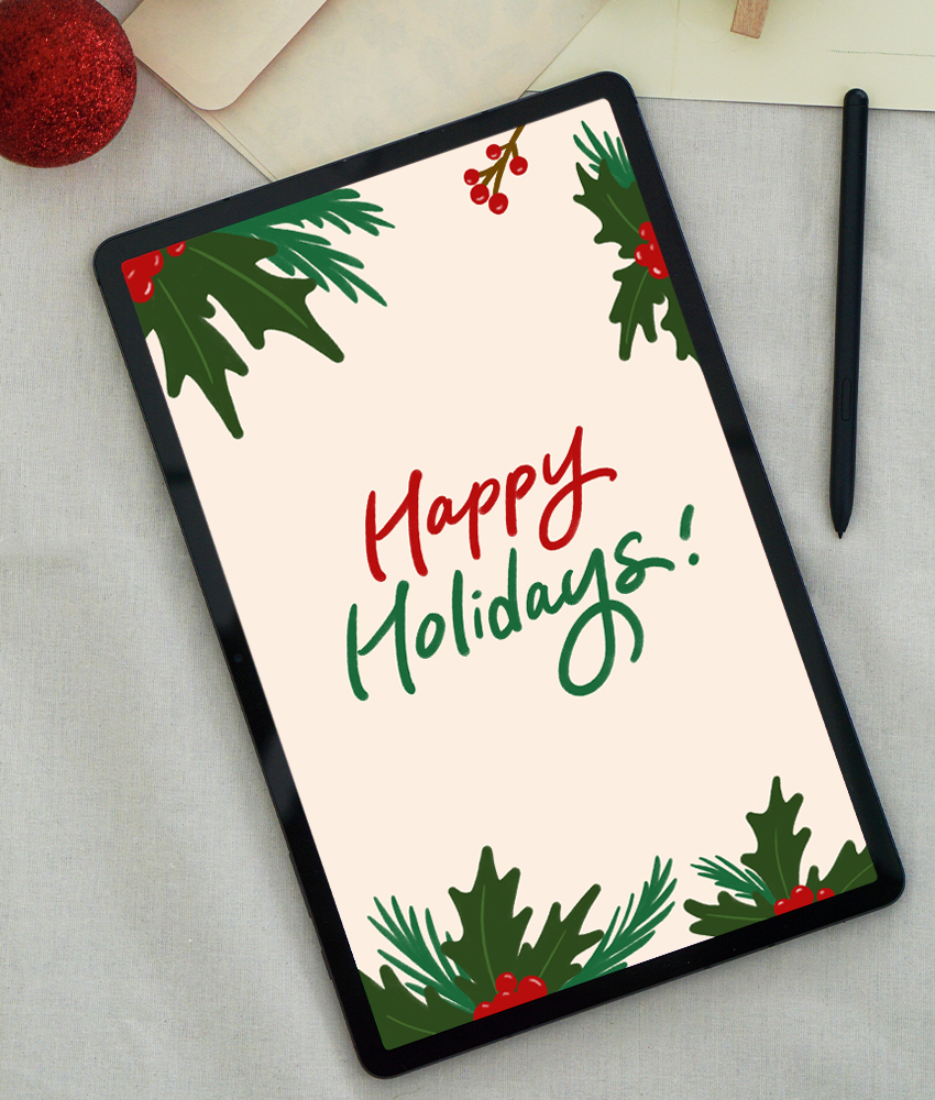 Season’s Greetings with a Twist: Master Calligraphy with the Galaxy Tab ...