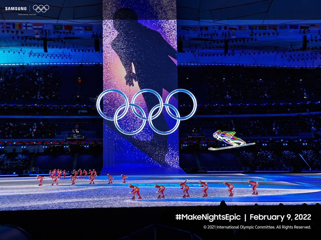 The Olympic Winter Games Beijing 2022 Opening Ceremony #withGalaxy ...