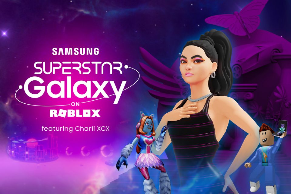 Samsung Superstar Galaxy on Roblox featuring Pop Icon Charli XCX Now ...
