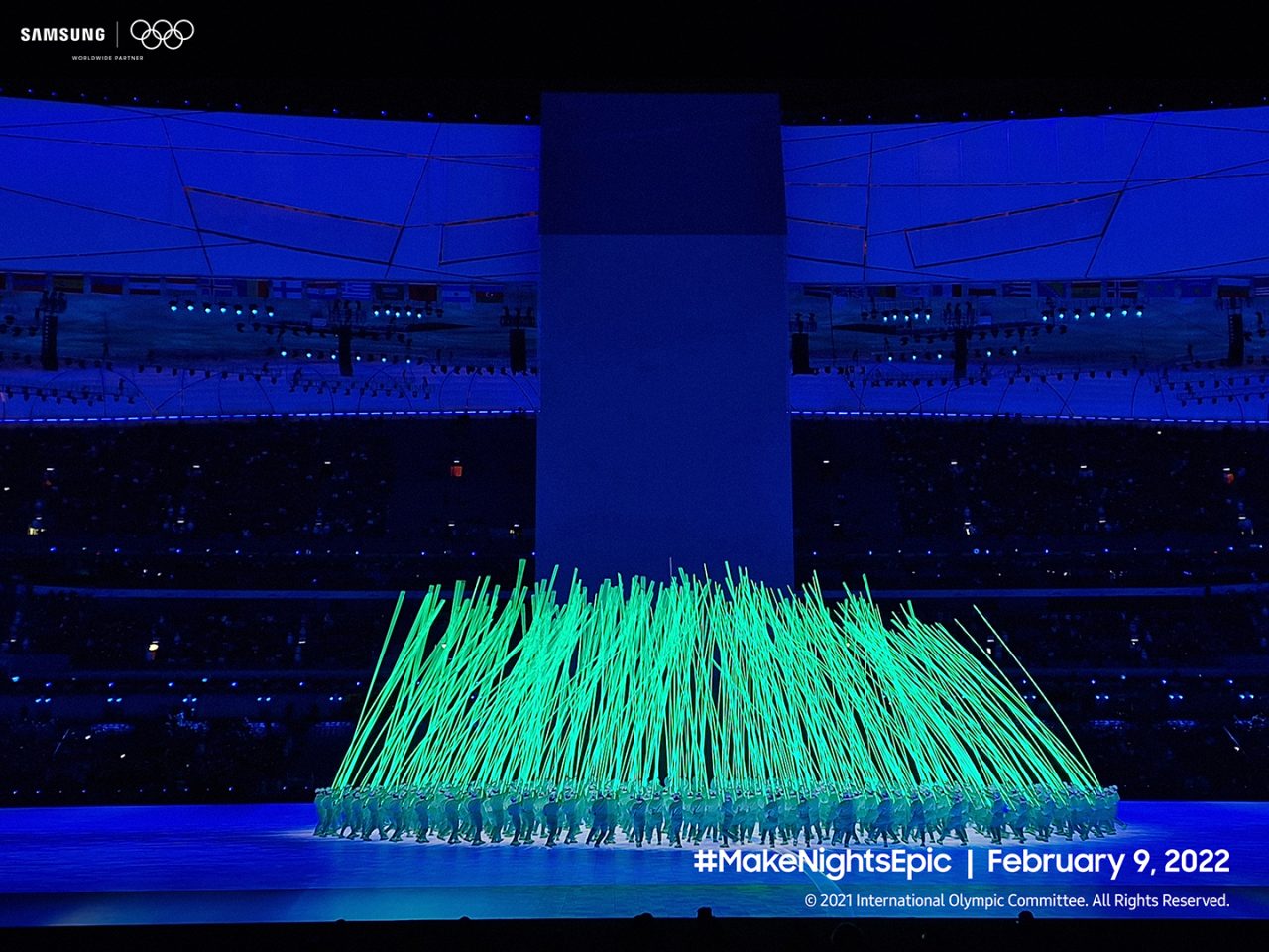 The Olympic Winter Games Beijing 2022 Opening Ceremony #withGalaxy ...